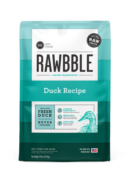 BIXBI RAWBBLE Fresh Duck Recipe Limited Ingredient Grain-Free Dry Dog ...