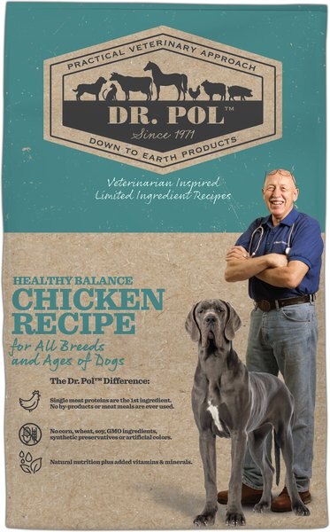 DR. POL Healthy Balance Chicken Recipe Dry Dog Food, 12-lb bag - Chewy.com