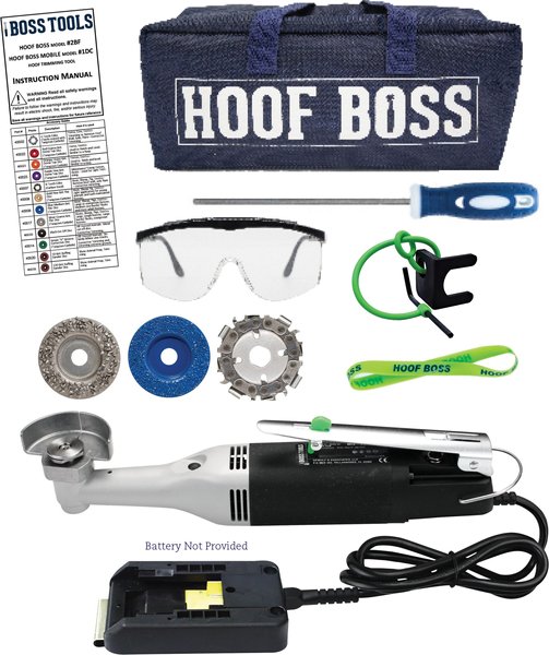 HOOF BOSS Basic Battery Operated Goat Hoof Trimmer Set - Chewy.com