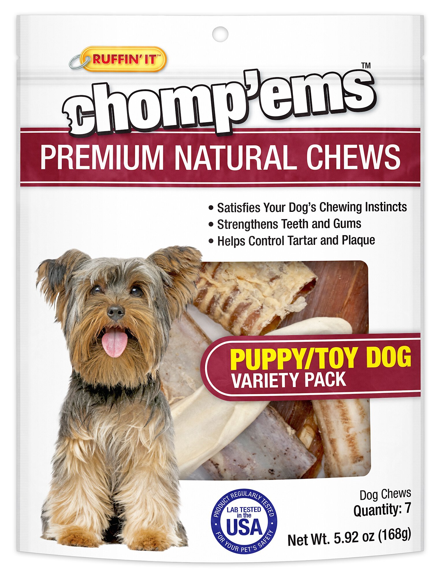 Questions and Answers about RUFFIN' IT Chomp'ems Premium Natural Chews ...