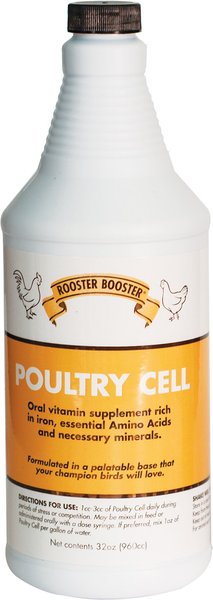 ROOSTER BOOSTER Cell Liquid Vitamin Poultry Supplement, 1-pt bottle, 32 ...