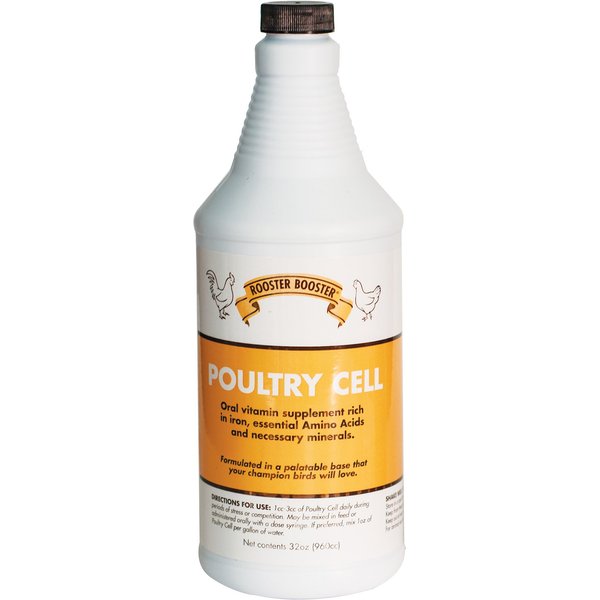 ROOSTER BOOSTER Cell Liquid Vitamin Poultry Supplement, 1-pt bottle, 32 ...
