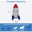FRISCO Ballistic Nylon Plush Squeaky Rocket Ship Dog Toy - Chewy.com