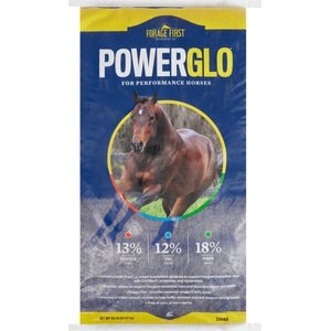ADM POWERGLO Forage First Premium Nutrition Performance Horse Feed, 50 ...
