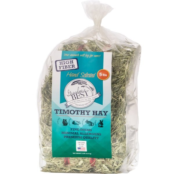 GRANDPA'S BEST Timothy Hay Small Pet Food, 5-lb mini bale - Chewy.com