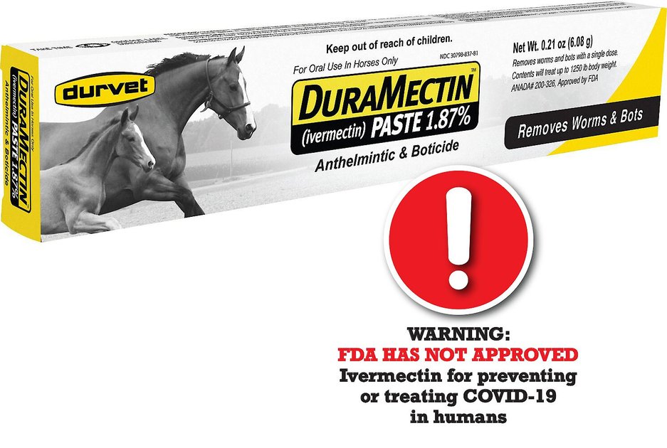 DURVET DuraMectin Paste 1.87% Horse Dewormer, 0.21-oz tube - Chewy.com
