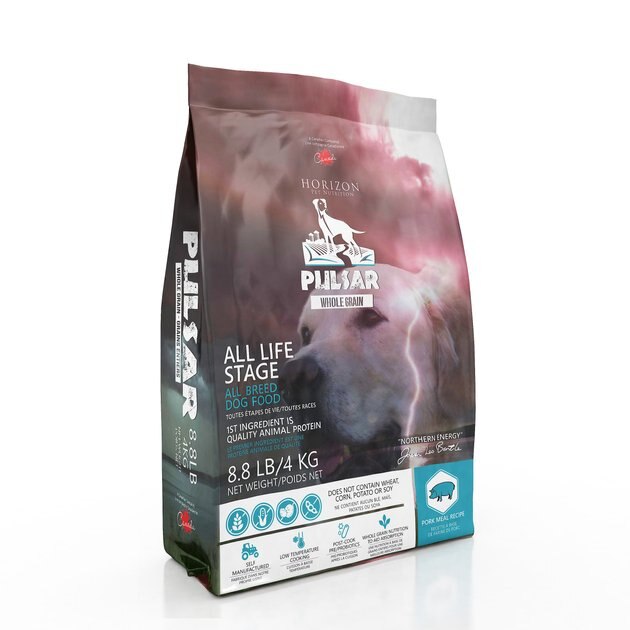 HORIZON Pulsar Whole Grain Pork Recipe Dry Dog Food, 8.8-lb bag - Chewy.com