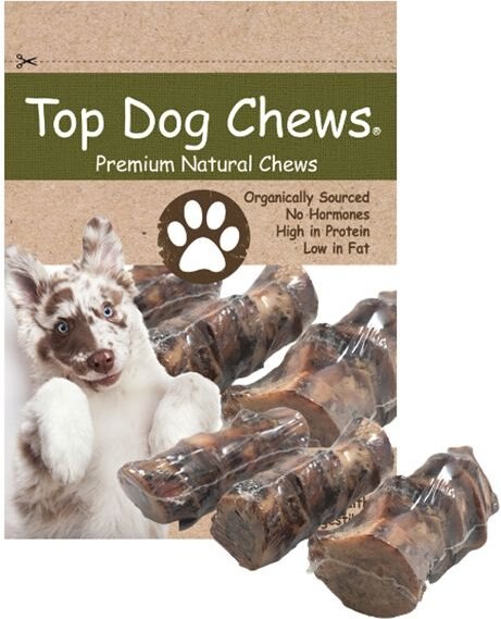 TOP DOG CHEWS Premium All Natural Chews Meaty Beef Femur Slices ...