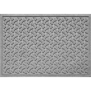 BUNGALOW FLOORING Waterhog Paws & Bones Dog Dinner Mat, Bluestone, 36 x ...