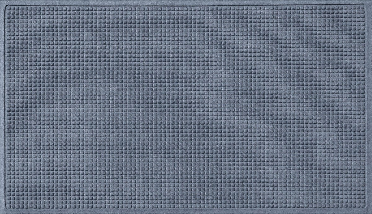 BUNGALOW FLOORING Waterhog Squares Doormat, Bluestone, 60 x 36-in ...