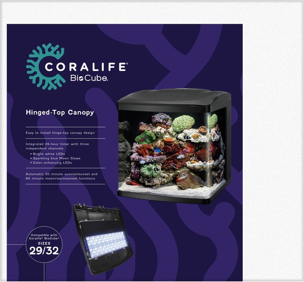 CORALIFE LED BioCube Aquarium Replacement Canopy, Size 29/30 - Chewy.com