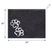 FRISCO Microfiber Chenille Paw Print Mat, Small/Medium - Chewy.com