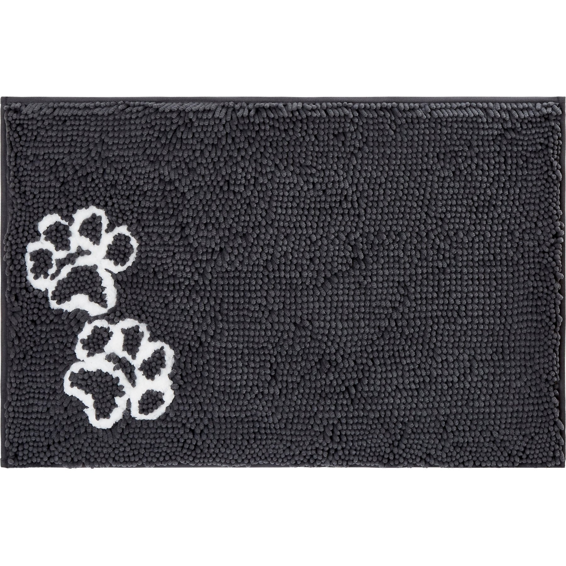 FRISCO Microfiber Chenille Paw Print Mat, Large - Chewy.com