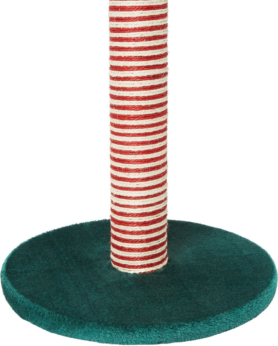 Temporarily Unavailable - FRISCO Holiday 29.5-in Candy Cane Sisal Cat ...
