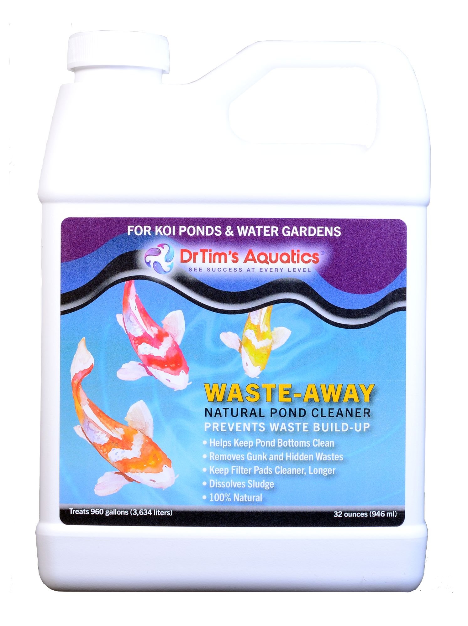 DR. TIM'S AQUATICS Waste-Away Koi Ponds & Water Gardens Cleaner ...