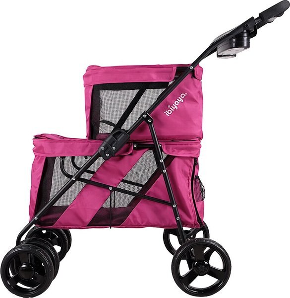 IBIYAYA Double Decker Bus Dog & Cat Stroller - Chewy.com