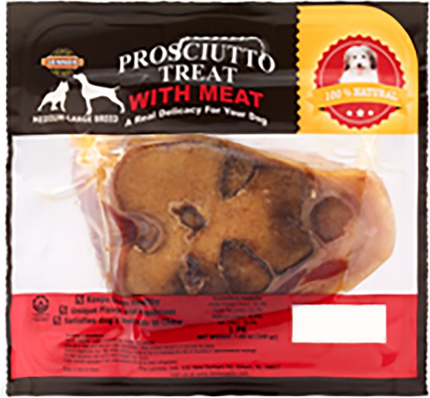 LENNOX Prosciutto Meat Dog Treat, 1 count - Chewy.com