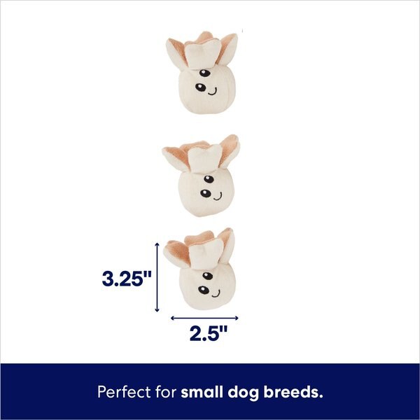 FRISCO Zoomies & Chill Popcorn Hide & Seek Puzzle Plush Squeaky Dog Toy ...