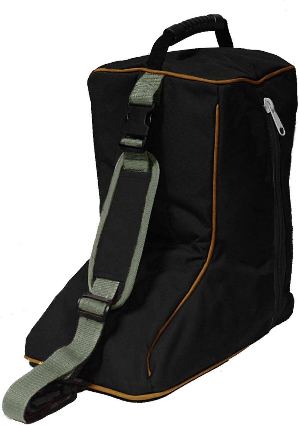 TAHOE TACK Triple Layer Padded Western Horse Boot Carry Bag, Black ...