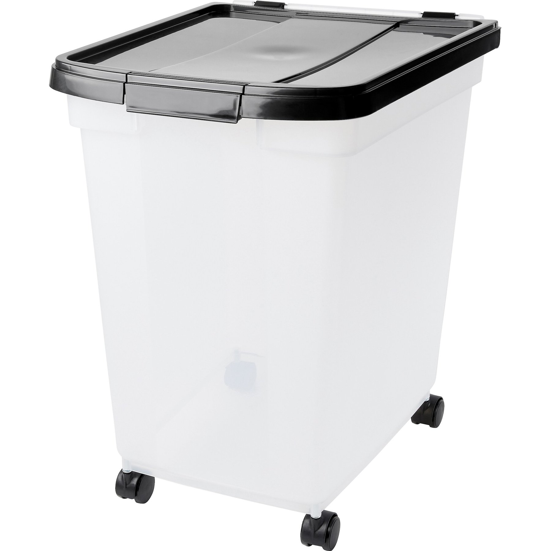 FRISCO Airtight Food Storage Container, Clear/Black, 65-qt - Chewy.com