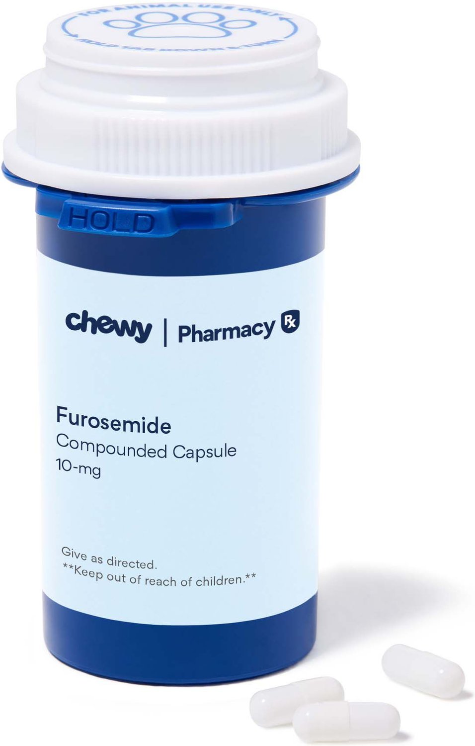 FUROSEMIDE COMPOUNDED Capsule for Dogs & Cats, 10-mg, 1 capsule - Chewy.com