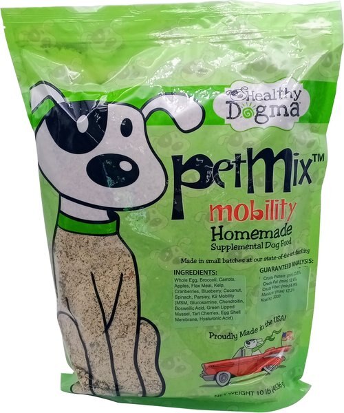 HEALTHY DOGMA PetMix Mobility Supplemental Dog Food, 10-lb bag - Chewy.com