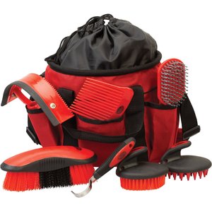 WEAVER LEATHER Horse Grooming Kit, Grey/Pink - Chewy.com