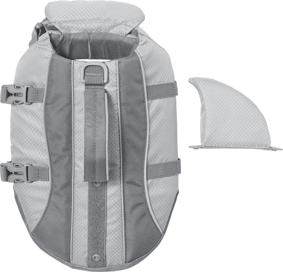 FRISCO Shark Dog Life Jacket, Gray, Small - Chewy.com