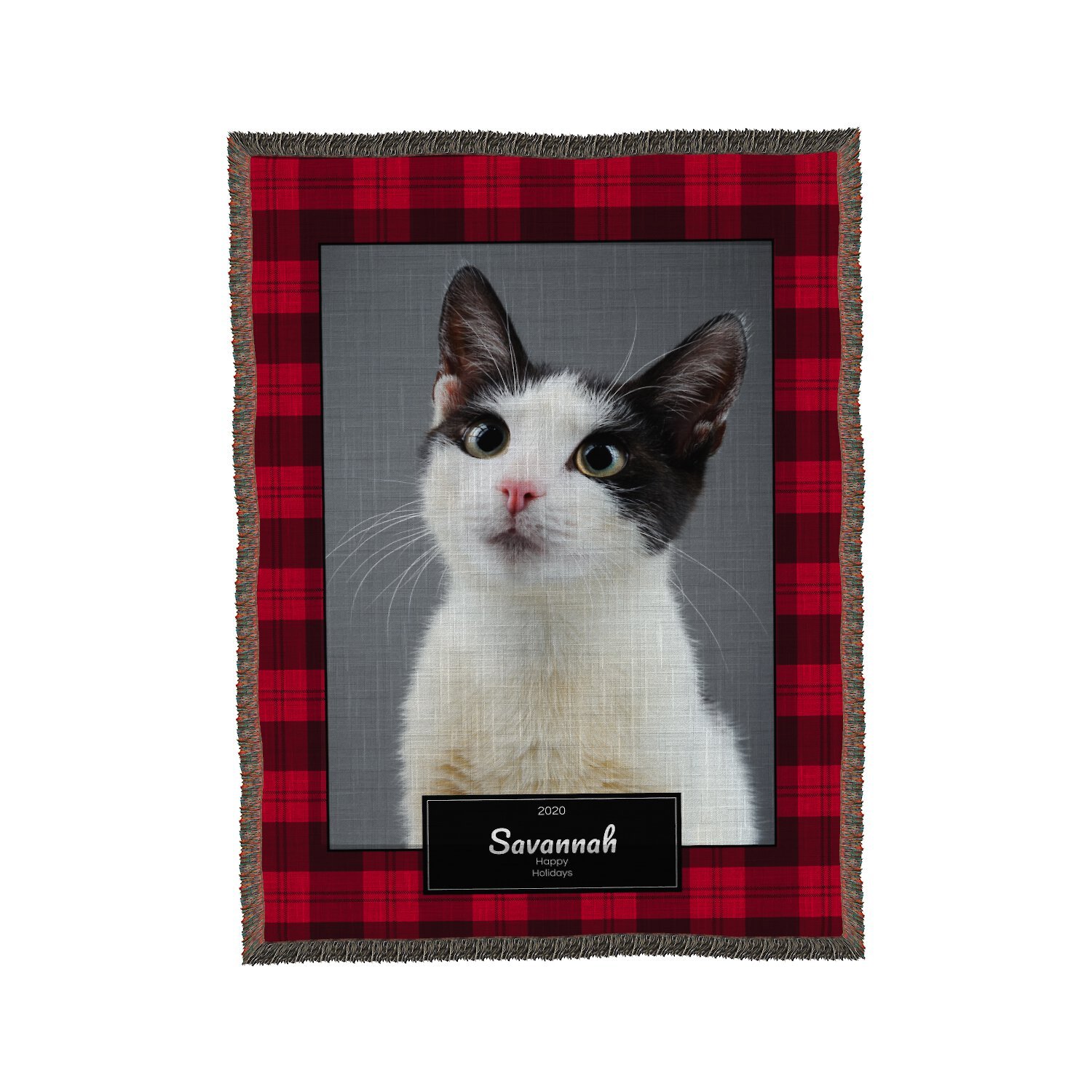 Questions and Answers about FRISCO Plaid Woven Throw Personalized ...