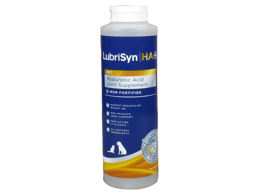 LUBRISYN HA Plus MSM Joint Health Liquid Dog, Cat & Horse Supplement ...
