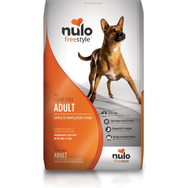 NULO Freestyle Turkey & Sweet Potato Recipe Grain-Free Adult Dry Dog ...