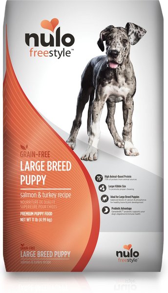NULO Freestyle Salmon & Turkey Recipe Large Breed Puppy Grain-Free Dry ...