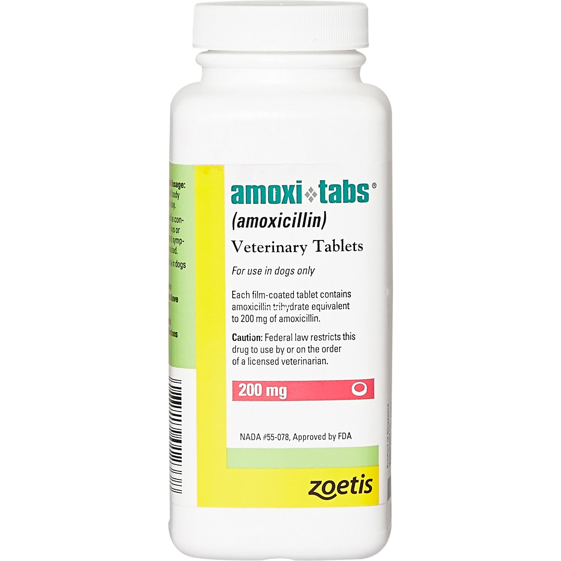 AMOXI-TABS (Amoxicillin) Tablets for Dogs & Cats, 200-mg, 30 tablets ...