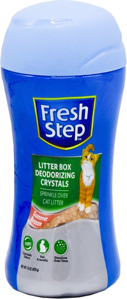 FRESH STEP PRODUCTS Summer Breeze Cat Litter Deodorizing Crystals, 15 ...