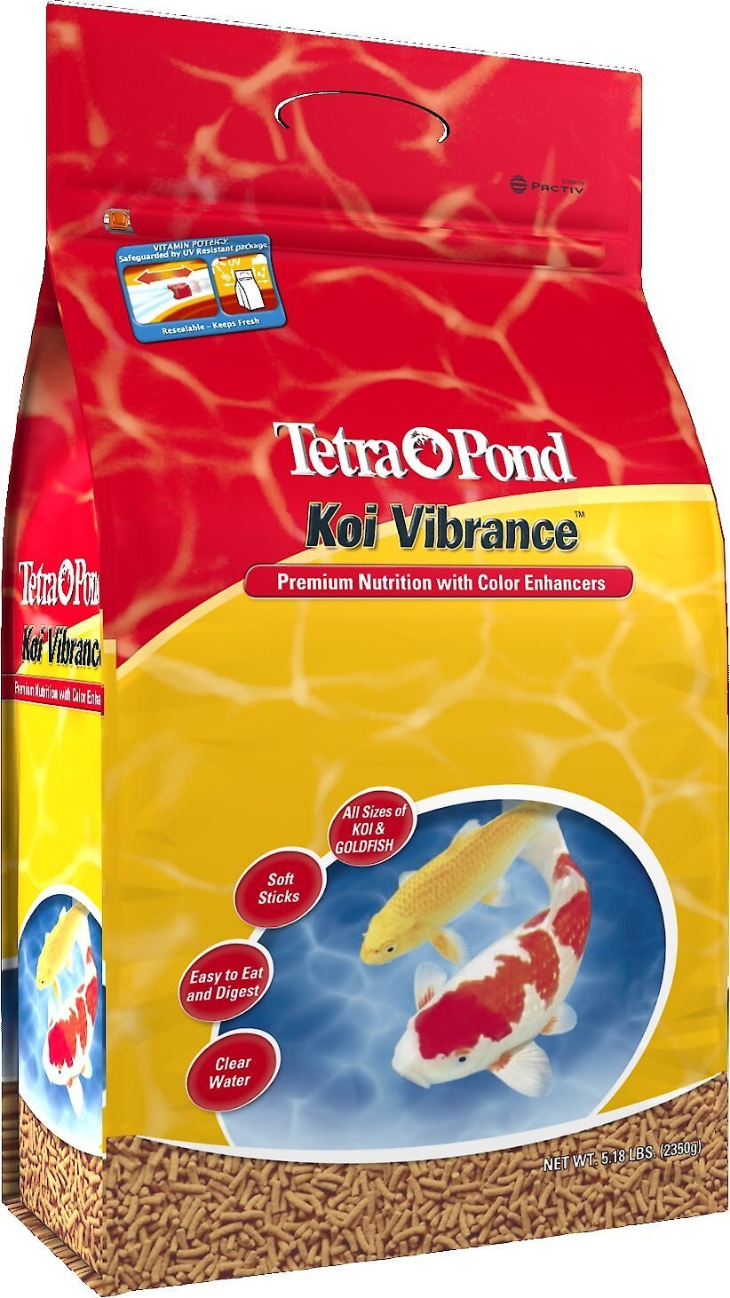 TETRA Pond Koi Vibrance Color Enhancing Sticks Koi & Goldfish Food, 5. ...