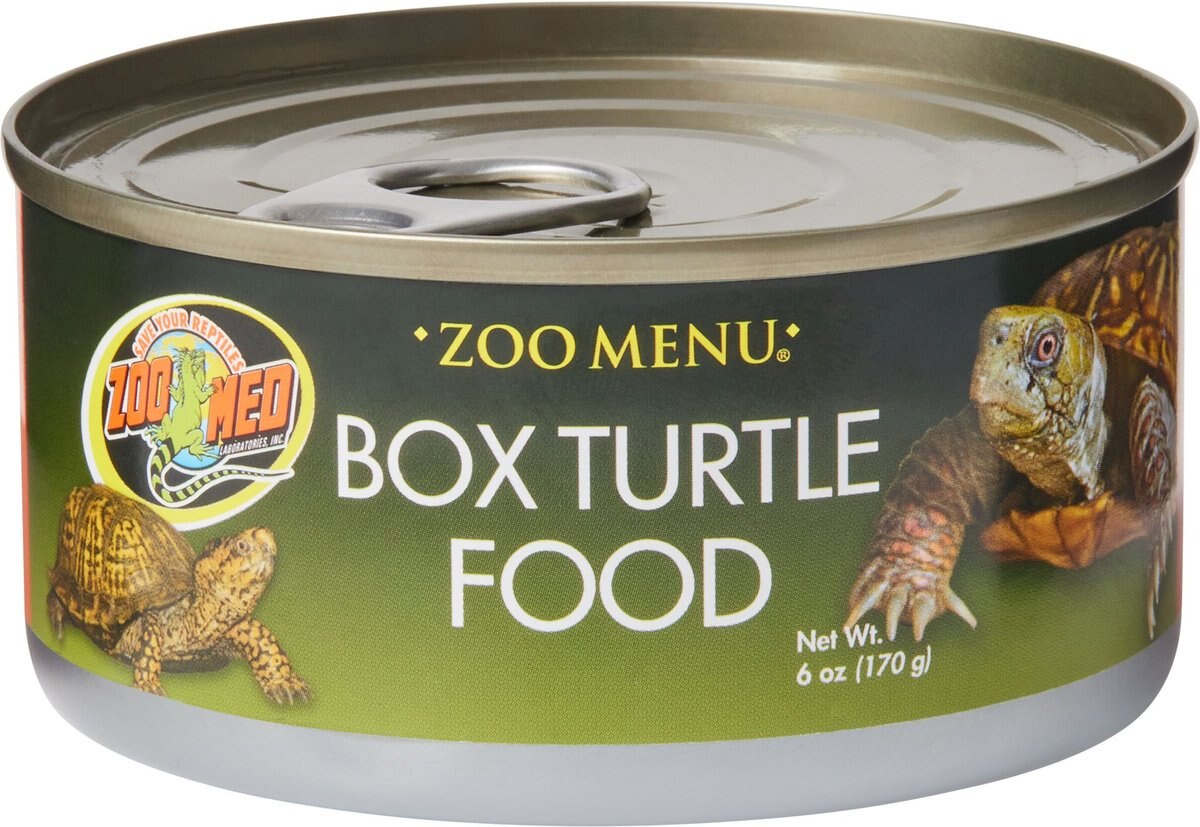 ZOO MED Canned Box Turtle Food, 6-oz can, bundle of 5 - Chewy.com