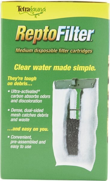 TETRAFAUNA ReptoFilter Cartridges Replacements, 9 Count, Large, 125 GPH ...