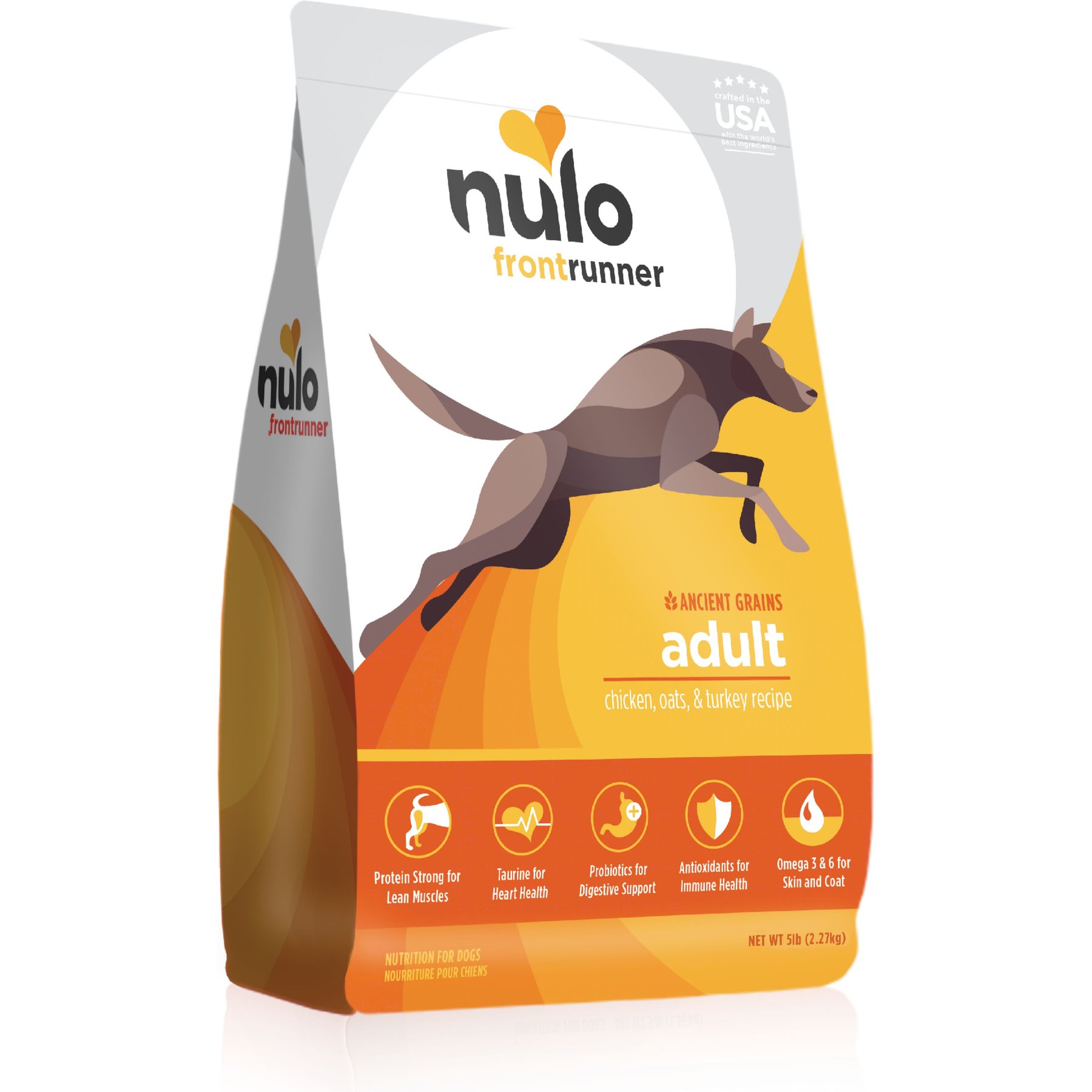 NULO Frontrunner Ancient Grains Chicken, Oats & Turkey Adult Dry Dog ...