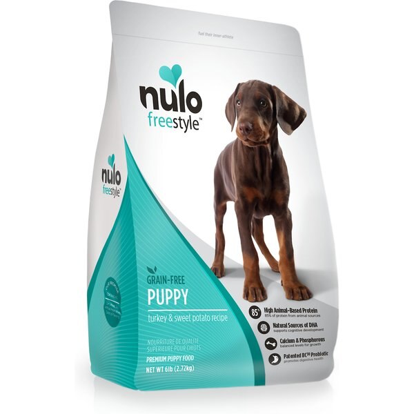 NULO Freestyle Turkey & Sweet Potato Grain-Free Dry Puppy Food, 6-lb ...
