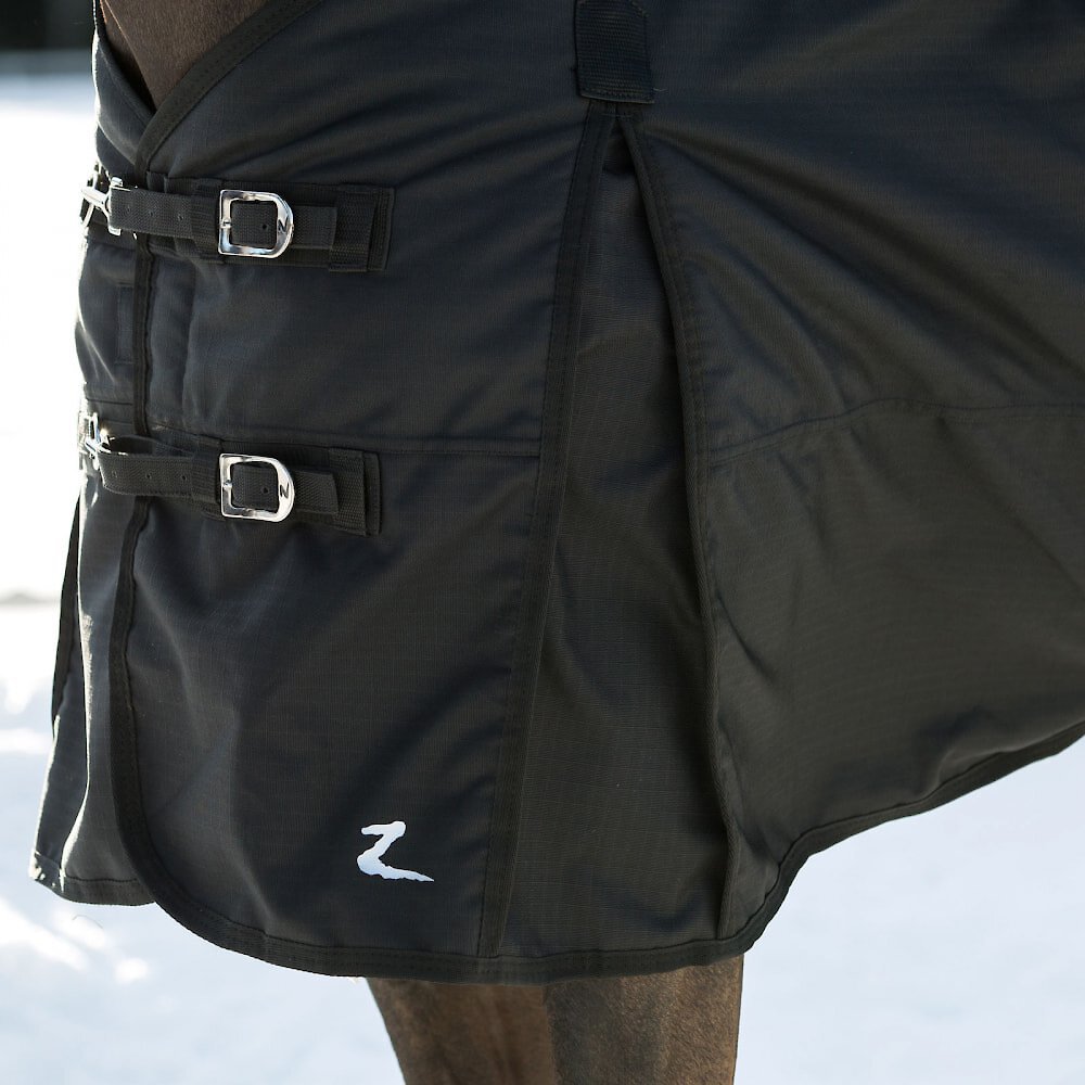 HORZE EQUESTRIAN Nevada Lightweight Turnout Horse Sheet, Black, 81-in ...