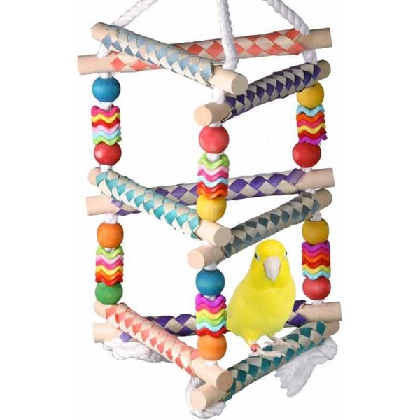 PENN-PLAX Bird Life Rope & Wood Swing Bird Toy - Chewy.com
