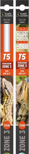 REPTILE SYSTEMS T5 Ferguson Zone 3 12% Desert Reptile Lamp, 39-watt ...