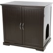 TRIXIE Wooden Cat Litter Box Enclosure, X-Large, Espresso Brown - Chewy.com