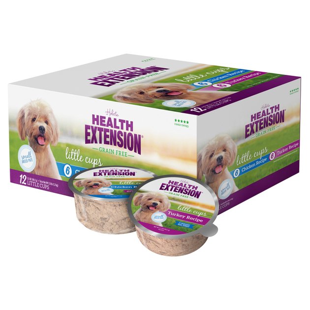HEALTH EXTENSION Little Cups Chicken & Turkey Recipe Variety Pack Small ...