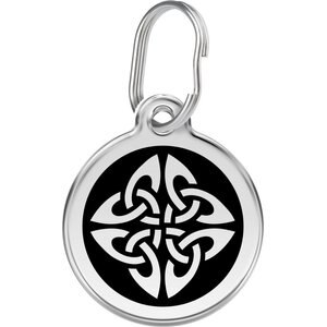 RED DINGO Tribal Sun Stainless Steel Personalized Dog & Cat ID Tag ...