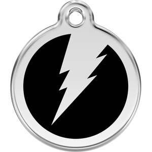 TWO TAILS PET COMPANY Lightning Bolt Personalized Dog & Cat ID Tag ...