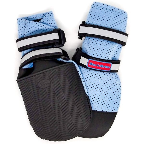 BARK BRITE Lightweight Neoprene Paw Protector Dog Boots, Blue, XX-Large ...