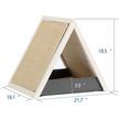 PETSFIT Triangular Pets Indoor Cat House with Sisal Mat - Chewy.com