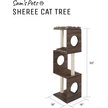 SAM'S PETS Sheree Cat Tree, Light Brown - Chewy.com