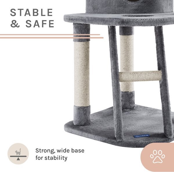 SAM'S PETS Chachi 49-in Cat Tree, Gray - Chewy.com